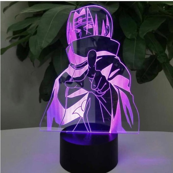 SHAOI | Toys | Shaoi 3d Illusion Lamp Anime Uchiha Itachi Anime Figures ...